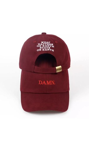 Kendrick Lamar Damn Cap Embroidery Rapper Tour DAMN Hat Cap For Men ...