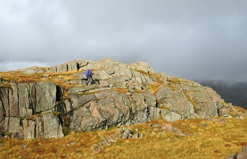 Photo 6x4 Rocky knoll west of summit of Beinn Mheadhonach Bonawe Beinn ...
