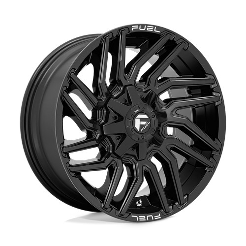 Set of 4 Fuel Off Road D776 TYPHOON Wheels 22X10 6X135/5.5 GLOSS BLACK ...