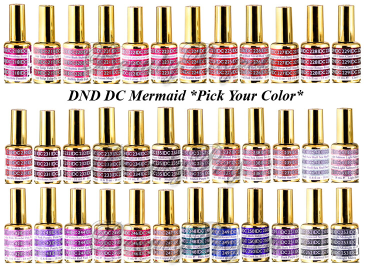 DND DC Mermaid Collection - 0.6 oz 218 to 253 Please Pick Color | eBay