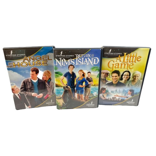 Stepping Stones Entertainment LOT OF 3 DVDs Family Ralph Macchio, Bindi ...