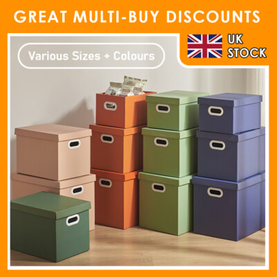 Coloured Storage Boxes for sale | eBay UK