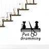 PET SALON VINYL DECAL STICKER BUSINESS SIGN GROOMING SHOP PET SHOP ...