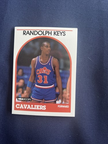 1989-90 NBA Hoops Basketball Randolph Keys RC #181 Cleveland Cavaliers ...