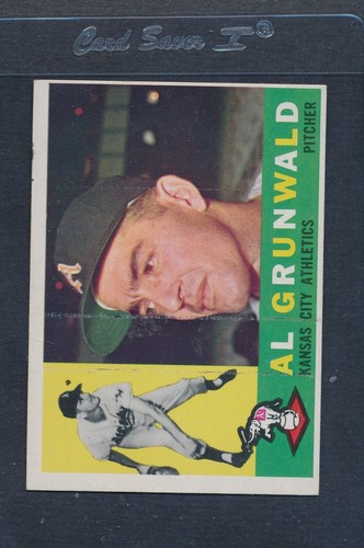 1960 Topps #427 Al Grunwald Athletics EX *9782 | eBay
