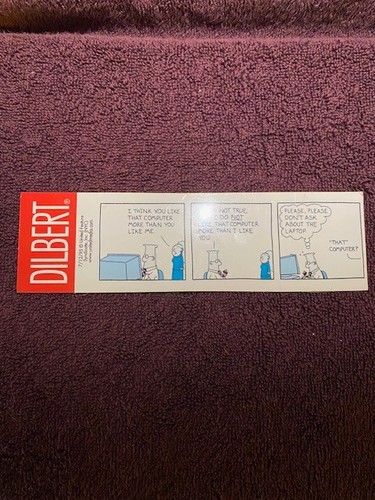 Dilbert Cartoon Magnet - Single Comic Strip | eBay