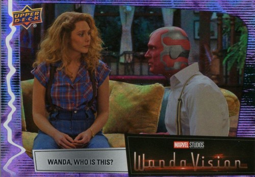 Upper Deck Marvel WandaVision Purple Spell Parallel Base Card #46 | eBay