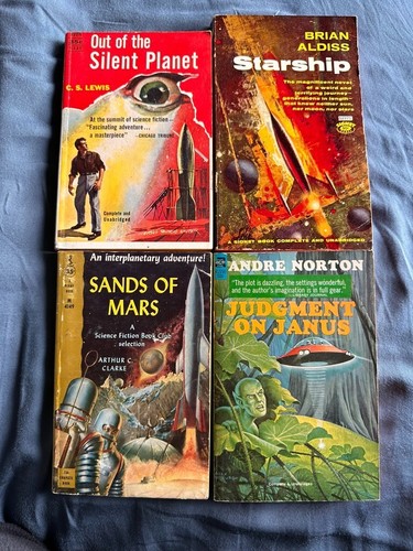 Ace Double Books Vtg 1960-1971 Paperback Lot of 4 Sci Fi 1 Western #S ...