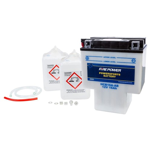 Fire Power Hcb16A-Ab Battery W/Acid Hcb16A-Ab 12V Heavy Duty HCB16A-AB ...