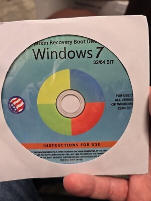 Windows 7 Recovery Disk for sale | eBay