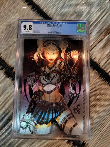 CGC 9.8 I Make Boys Cry #1 Comic Book Cheer METAL Edition 2020 Absolute ...
