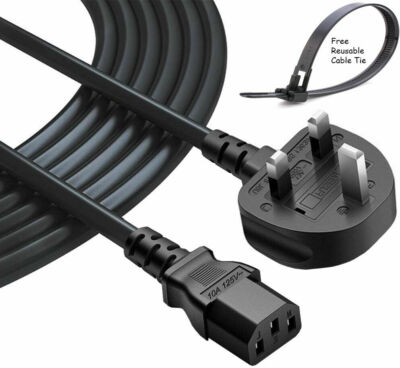 3 Pin Power Cable for sale | eBay UK