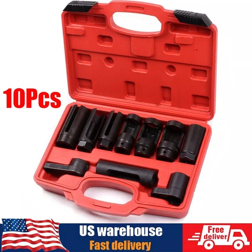 10Pcs Oxygen Sensor Socket Set Sensor Oil Pressure Sending Unit Removal ...