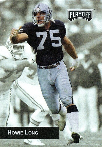1993 PLAYOFF Howie Long RAIDERS Villanova HOF | eBay