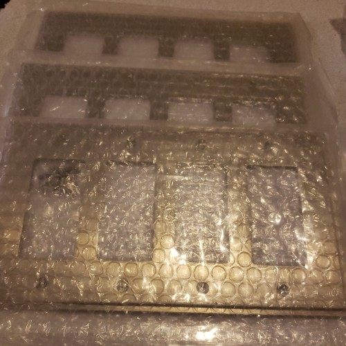 Satin Nickel Quad Decora / GFCI Rocker Switch Wall Plate Cover Set of 3 ...