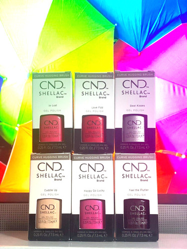 CND Shellac Gel Polish PAINTED LOVE Winter 2022 -0.25 OZ - NEW FULL SET ...