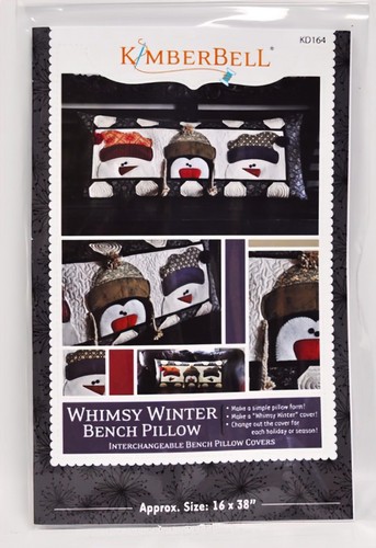 Whimsy Winter Bench Pillow Pattern by KimberBell Designs KD164 | eBay