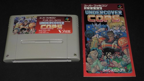 US Seller - Authentic Undercover Cops + Manual SNES Super Famicom ...