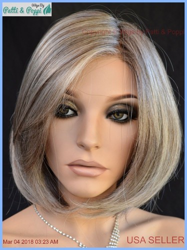 KRISTI JON RENAU WIGS Color 39F38 Grey New Style Lace Front | 100% ...