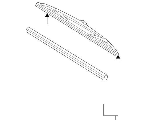 Genuine Mercedes-Benz Wiper Blade 211-820-33-45-90 | eBay