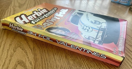 Disney Herbie Fully Loaded The Love Bug 34 Valentines Cards Flashy Foil ...