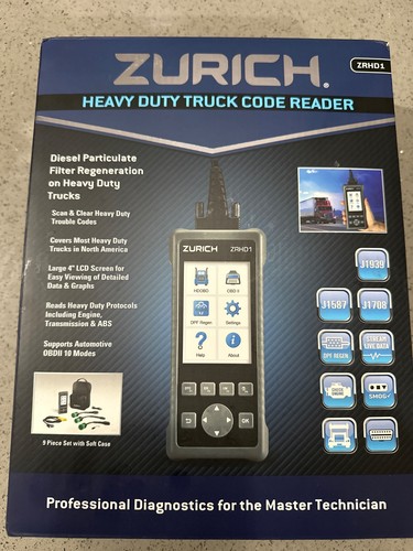 💥BRAND NEW💥 ZURICH ZRHD1 HEAVY DUTY TRUCK CODE READER SCANNER 59435 | eBay