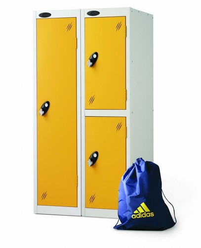 Low / Space Saving All Steel Staff Storage Lockers Door Quantity ...