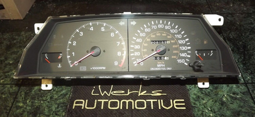 OEM USDM 88-91 Toyota Corolla AE92 Coupe / GTS dashboard gauge cluster ...