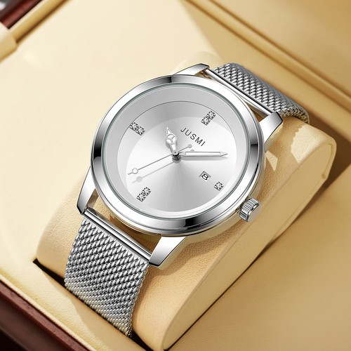 JUSMI Men's Watch Mesh Strap Luxury Fashionable Quartz | eBay