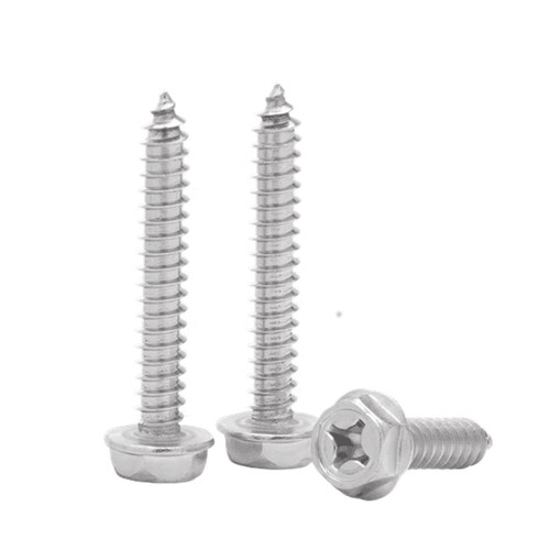 M3 flange head screw Pillips self-attack bolt SUS304 hex self-tapping ...