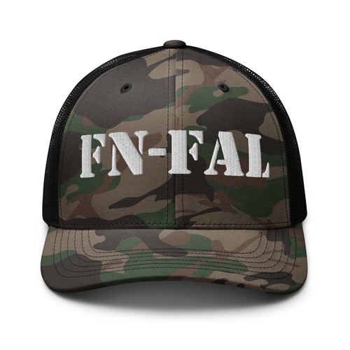 FN FAL Battle Rifle Nato L1A1 Military Gun Embroidered Camouflage ...