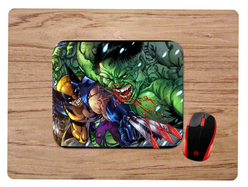 HULK VS WOLVERINE MOUSEPAD MOUSE PAD HOME OFFICE GIFT MARVEL | eBay