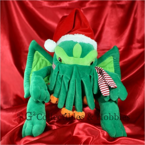 NEW Large Santa Cthulhu Plush Toy Vault 16" H.P. Lovecraft Christmas ...