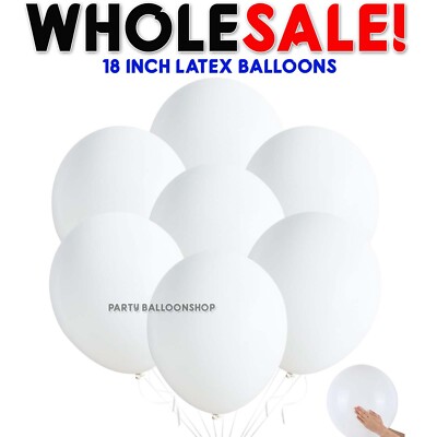 Large White Balloons for sale | eBay
