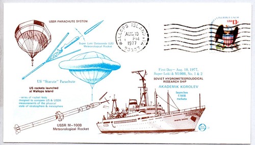 SUPER LOKI DATASONDE METEOROLOGICAL SATELLITE & USSR M-100B ROCKET 8/10 ...