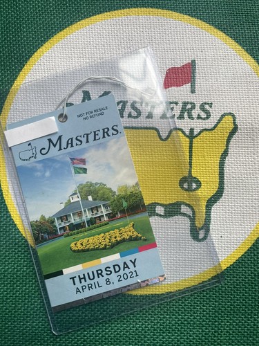 2021~MASTERS BADGE-TICKET ~THURSDAYS ROUND~Augusta National!!!!!RARE ...
