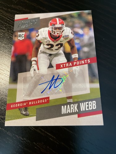 2021 Prestige Xtra Points Mark Webb Rookie Auto Georgia Bulldogs #PSMWB ...