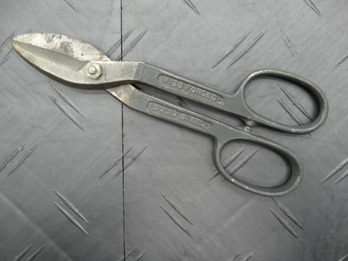Wiss Inlaid 8in Industrial Scissors Steel Forged USA A-12 Vintage | eBay