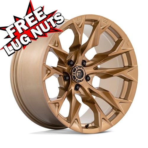 20 inch 20x9 Fuel D805 FLAME PLATINUM BRONZE wheel rim 6x5.5 6x139.7 +1 ...