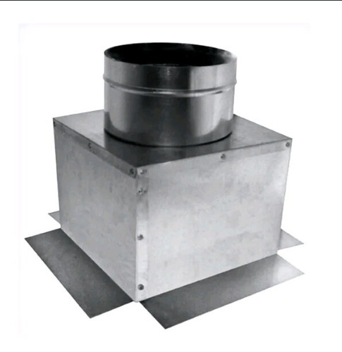 Top Outlet Ceiling Diffuser Box 12" X 12" X 8" Galvanized Steel Box to ...