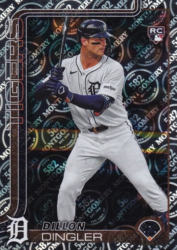 DILLON DINGLER TOPPS 582 MONTGOMERY CLUB ROOKIE CARD RC TIGERS #126 ...