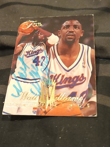 walt williams signed card autographed basketball university of maryland ...