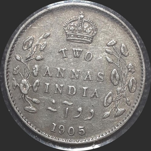 India 1905, 2 Anna, old world silver coin HIGH grade #0781 | eBay