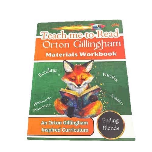 Teach me to Read with Orton Gillingham Materials Workbook: Reading ...
