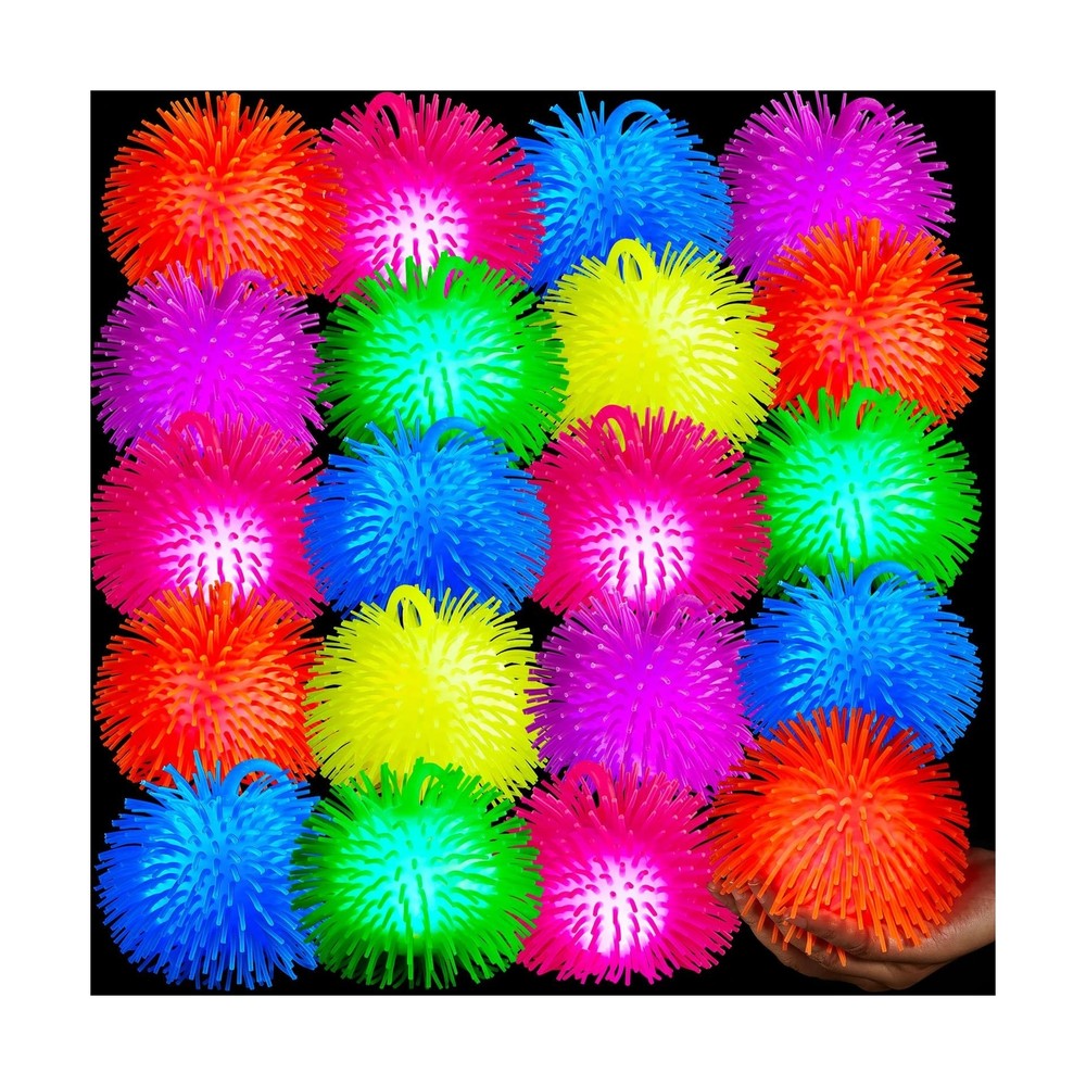 Get Sensory Fun with Light-Up Puffer Balls!