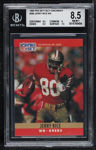 1990 Pro Set FACT Cincinnati Jerry Rice #295 for sale | eBay