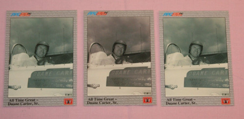 DUANE CARTER SR. (3) 1991 ALL WORLD INDY ALL TIME GREAT #72 | eBay