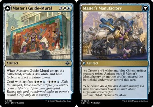 x4 Master's Guide-Mural // Master's Manufactory - Foil U MTG The Lost Caverns of | eBay