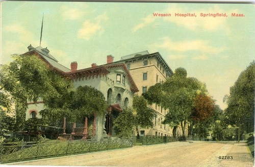 Springfield MA The Old Wesson Hospital 1911 | eBay