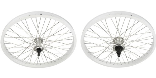 20"x2.125 BMX BIKE ALLOY Front OR 9T Cog Rear Wheel 48 Spoke Sealed ...